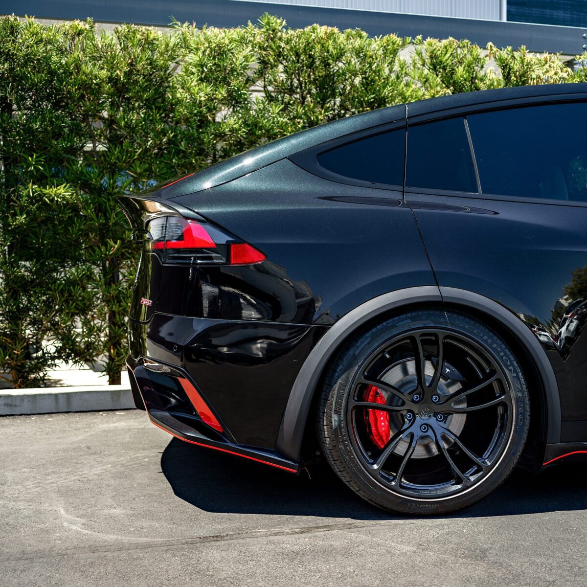 Obsidian Black Tesla Model X - XPEL Ultimate Plus PPF (Paint Protection ...