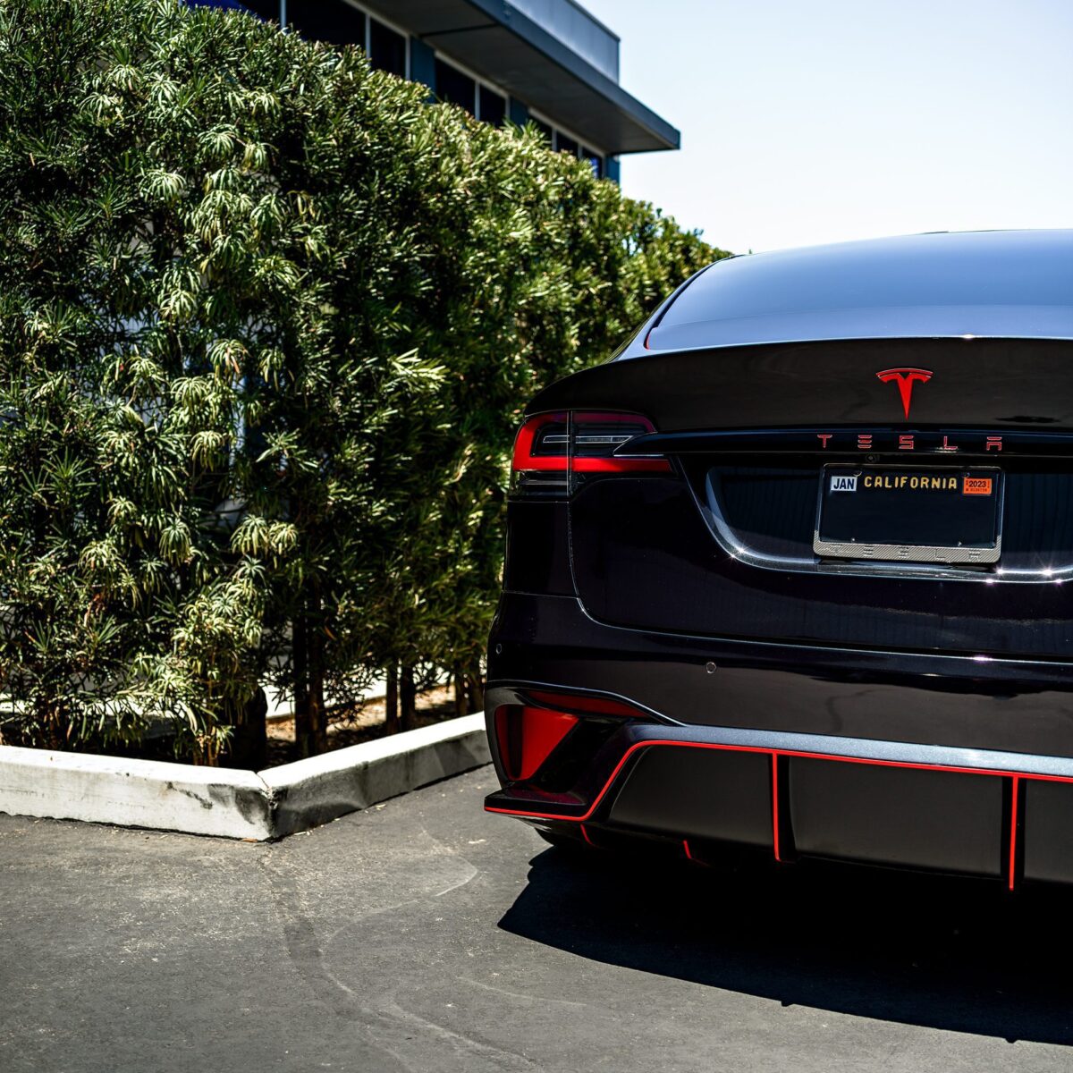 Obsidian Black Tesla Model X - XPEL Ultimate Plus PPF (Paint Protection ...