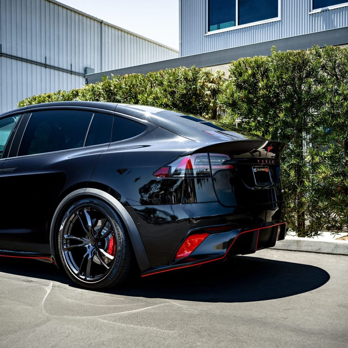 Obsidian Black Tesla Model X - XPEL Ultimate Plus PPF (Paint Protection ...